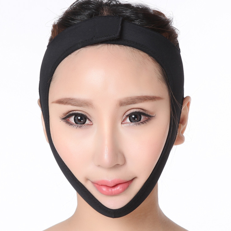 Elastic Face Bandage Slimming Tapes V Line Shaper Chin Cheek Face Lift ...