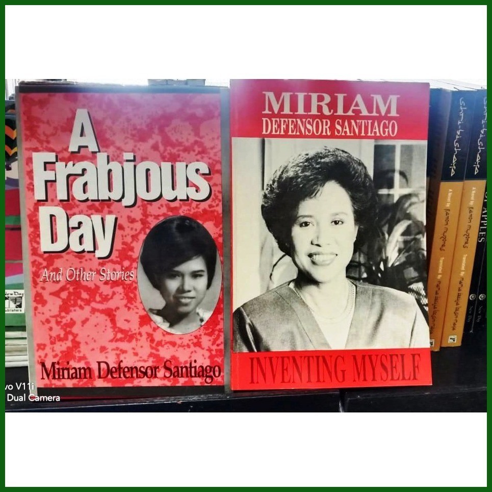Inventing Myself by Miriam Defensor Santiago, An Autobiography (OLD ...