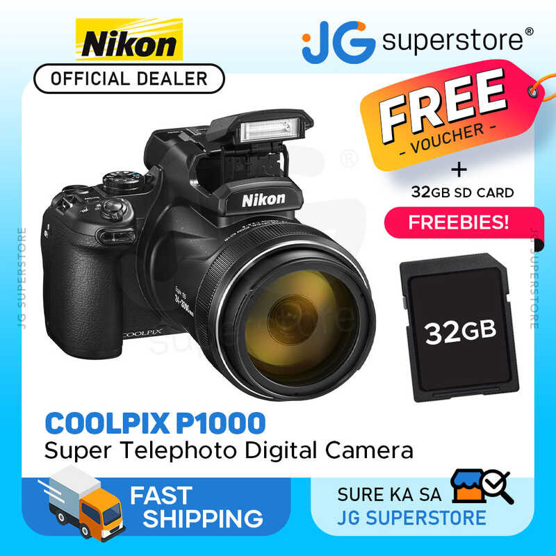 Nikon COOLPIX P1000 Digital Bridge Camera Na May 4K 30 FPS Video ...