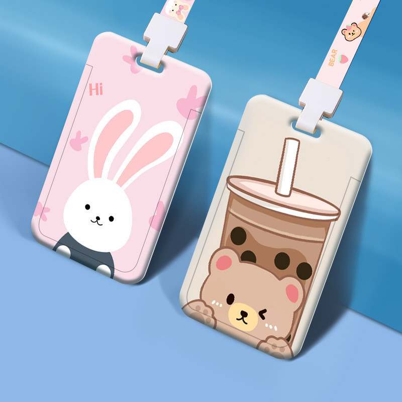 Cute Card Holder Campus Card Student School Card Bus Card Work Permit ...
