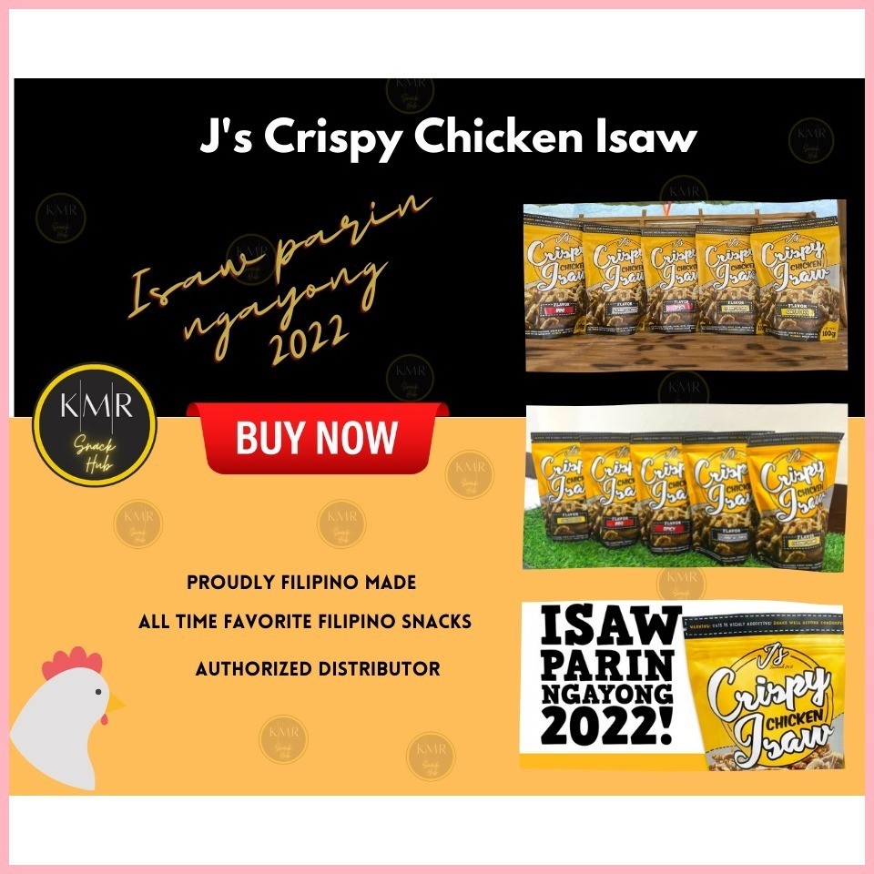 ♠ § J's Crispy Chicken Isaw ON HAND (The first and original Crispy Isaw ...