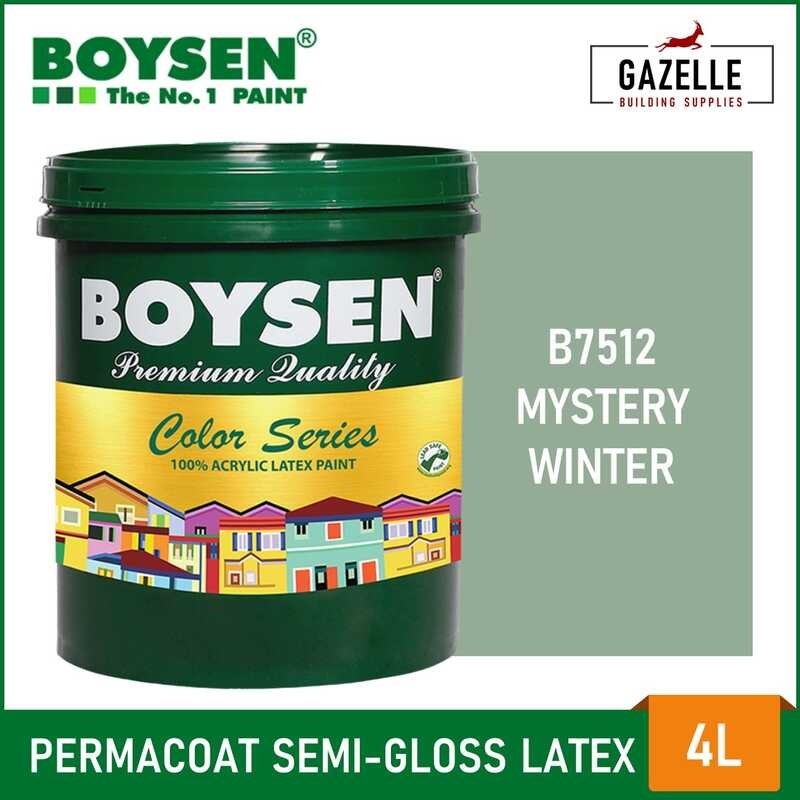 Boysen Color Series Peroat Semi-Gloss Mystery Winter B7512 Acrylic ...