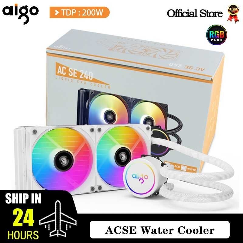 Aigo ACSE COD Water Cooling CPU Cooler 120 240 mm RGB Fan Liquid ...