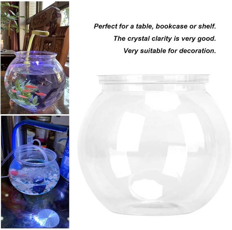 Duty Heavy Hard Plastic Transparent Fish Bowl Aquarium Para Sa Betta ...