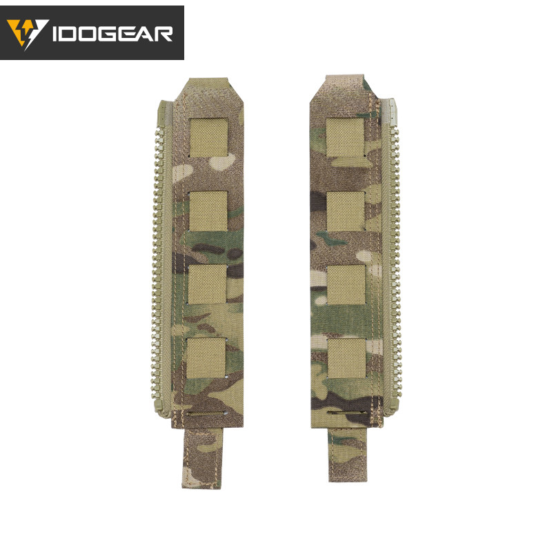IDOGEAR Tactical Zipper Adapter Back Panel MOLLE for JPC FCPC FCSK3.0 ...