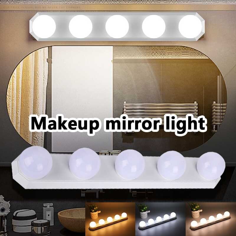 LED Lights Kit for Vanity Mirror,5 Dimmable Bulbs,3 Colors,USB Powered ...