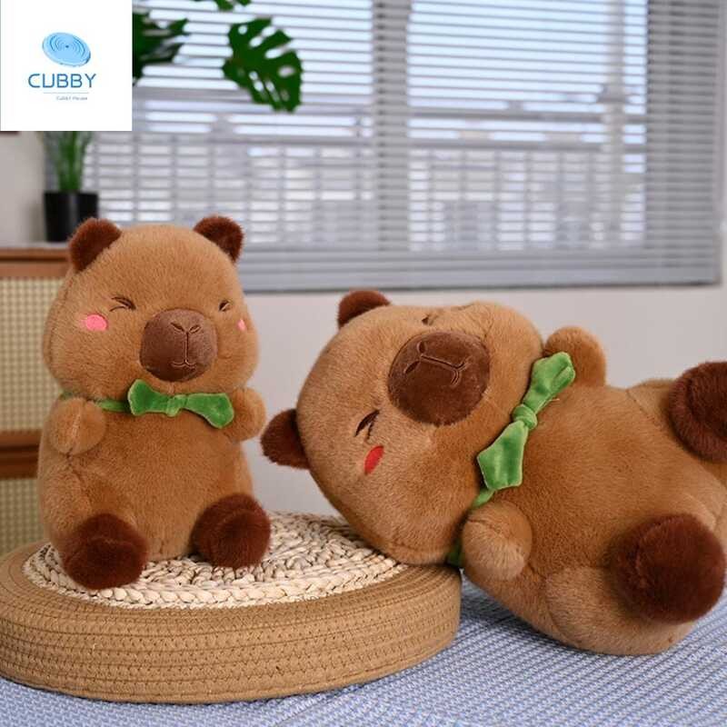 163 Bowtie & CUBBY Frog Gentleman Capibara Anime Fluffty Toy Animals ...
