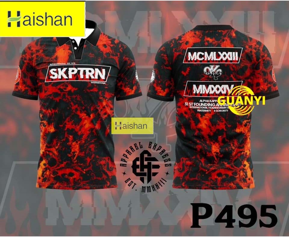 2024 AKP 51st Anniversary Alpha Kappa Rho Full Sublimation POLO Shirt ...