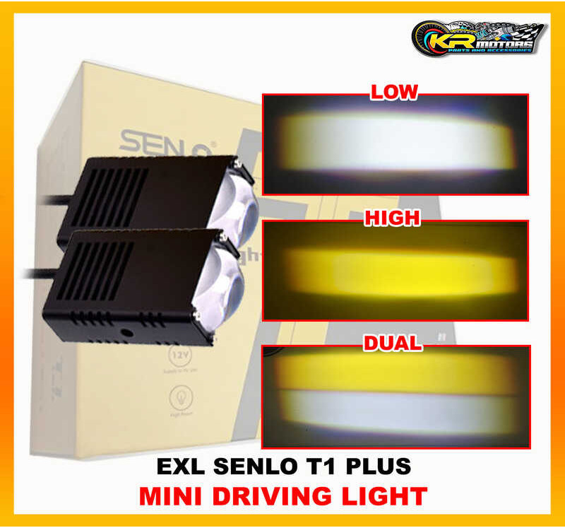 Senlo Original T1 Plus 60 Watts Mini Driving Auxiliary Light, Fog Light ...