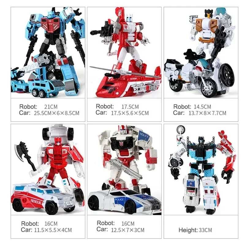 5 Haizhi In 1 Defensor Transformation Toys Anime Action Figure KO G1 ...