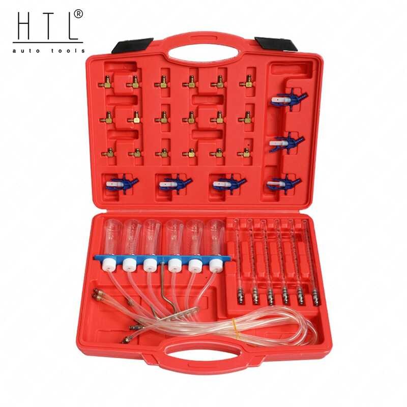 Injector w Diesel Test Tool Kit 24 pcs Common Rail Adaptor Fuel Tester ...