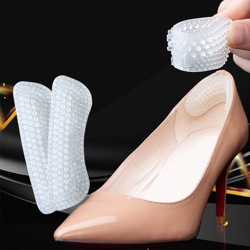 2Pcs Butterfly Silicone Gel Heel Insoles - Pain Relief, Anti Slip ...