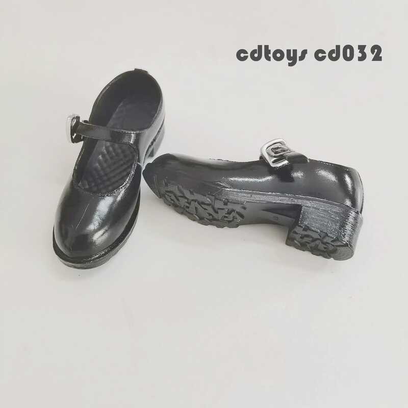 6 Cdtoys Cd032 1/6 Female Soldier Nude Student Shoes Student Girl ...
