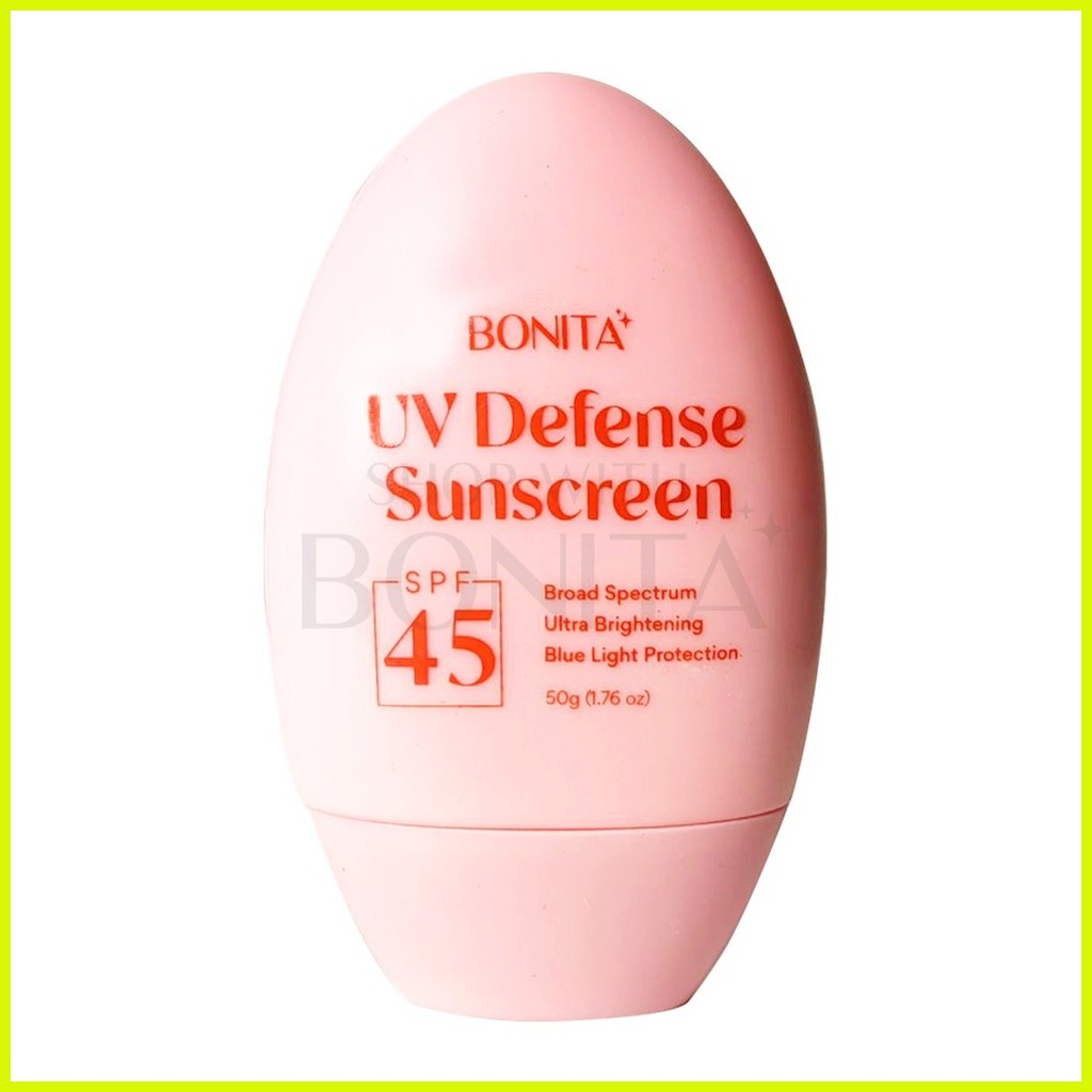 BONITA UV DEFENSE SUNSCREEN SPF 45 Face & Body Sun Protection with ...