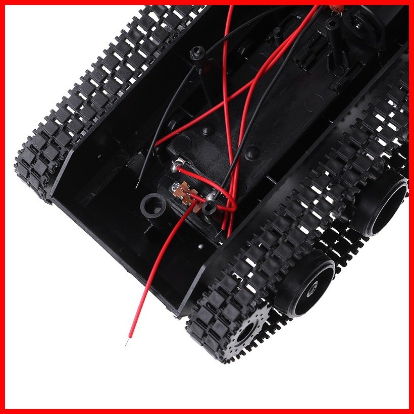 Rc Tank Smart Robot Tank Car Chassis Kit Rubber Track Crawler For ...