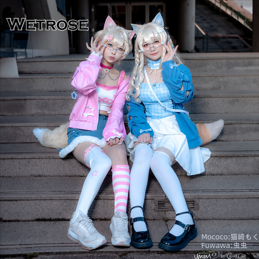 Hololive EN Fuwawa Mococo Abyssgard New Casual Outfit Costume Cosplay ...