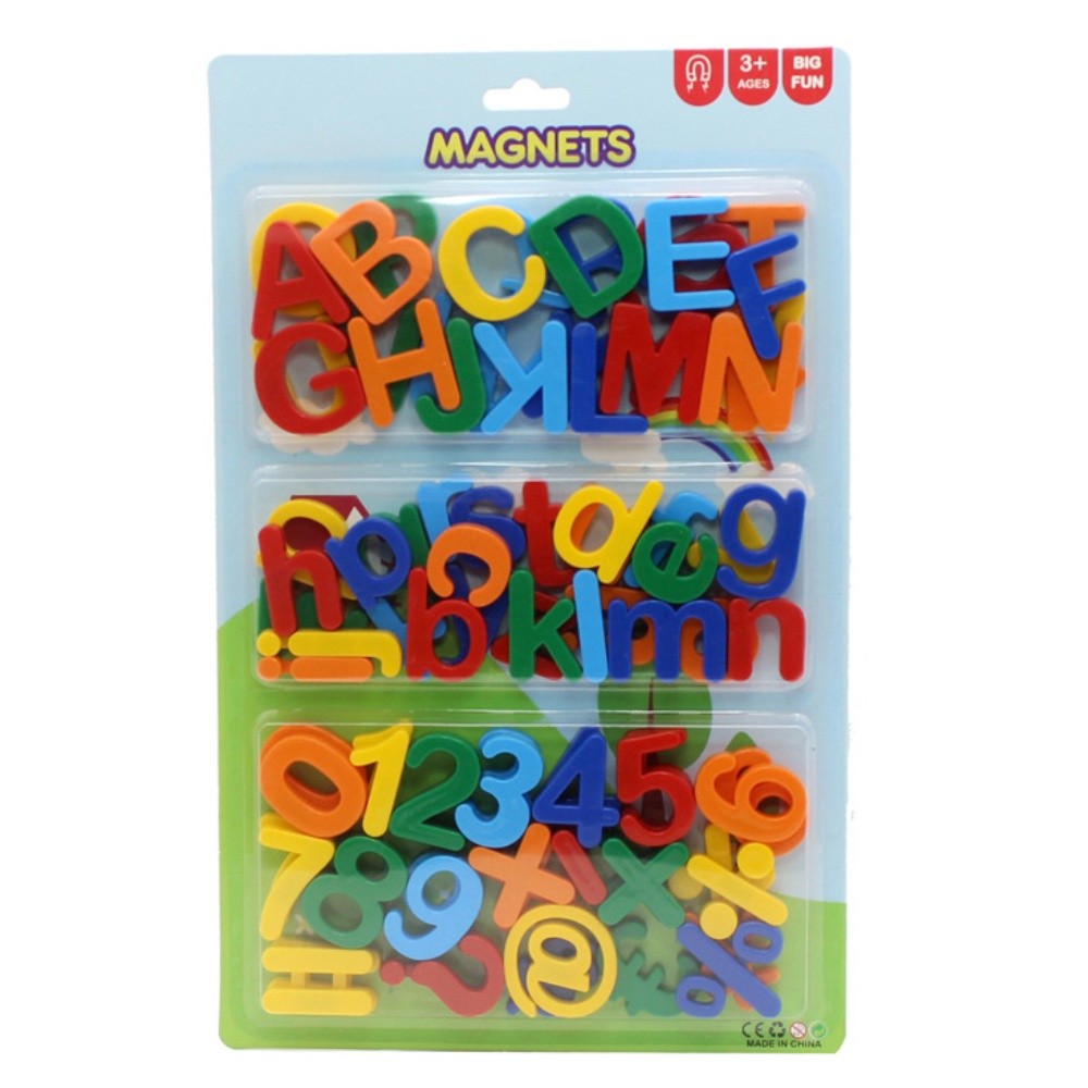 Magnetic Letters Alphabet Numbers Math Symbols Magnet Sticker 89 pcs ...