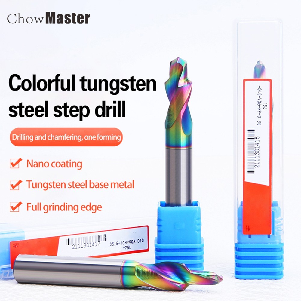 Ready Stock Counterbore Step Chamfer Drill Steel Step Drill Two-Stage ...