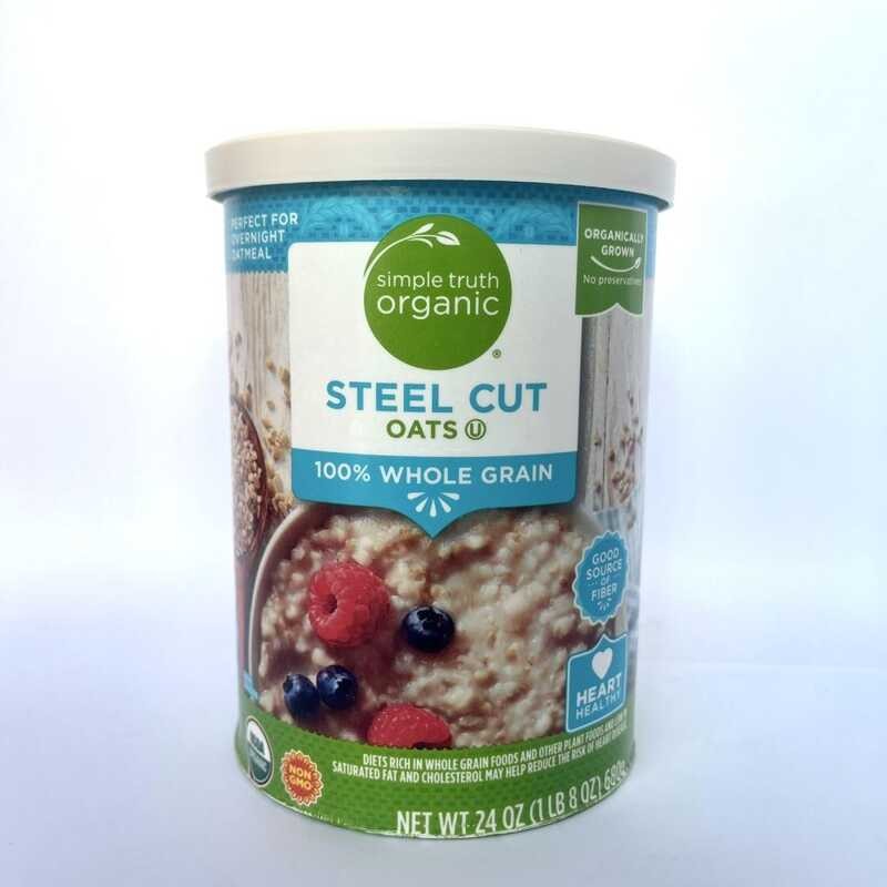 Simple Truth Organic Steel Cut Oats (24Oz) 680G SALE EXPIRY 12/2025 Lyt ...