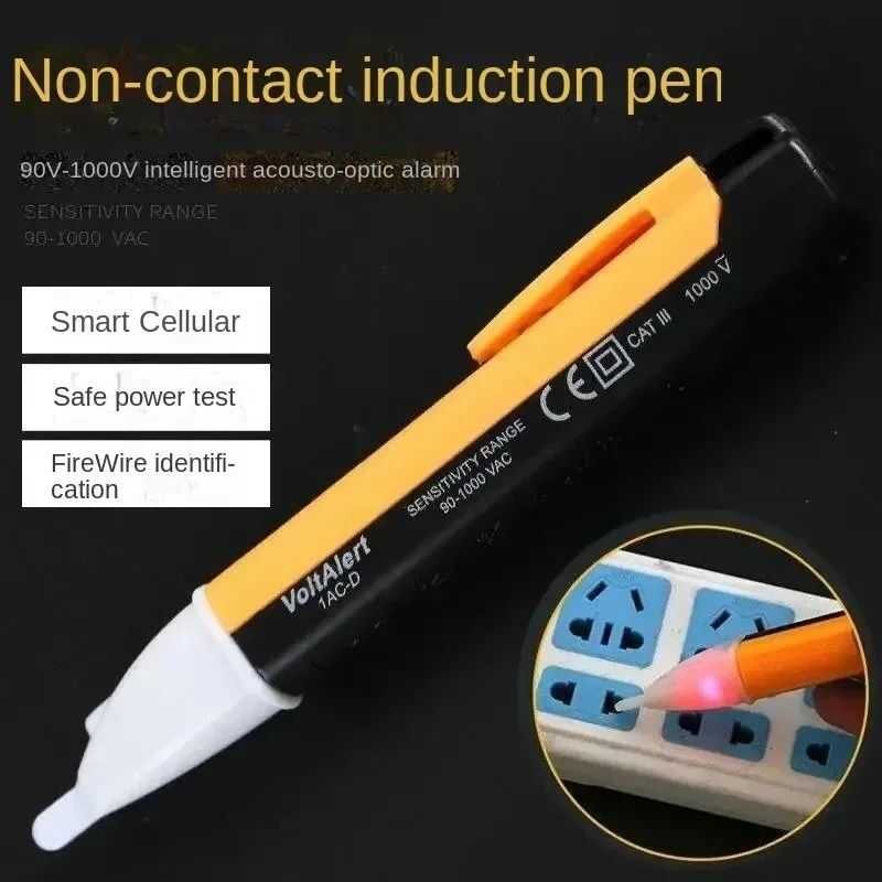 Voltage Detection Pen Electric Indicator LCD Sensor Socket Wall Non ...