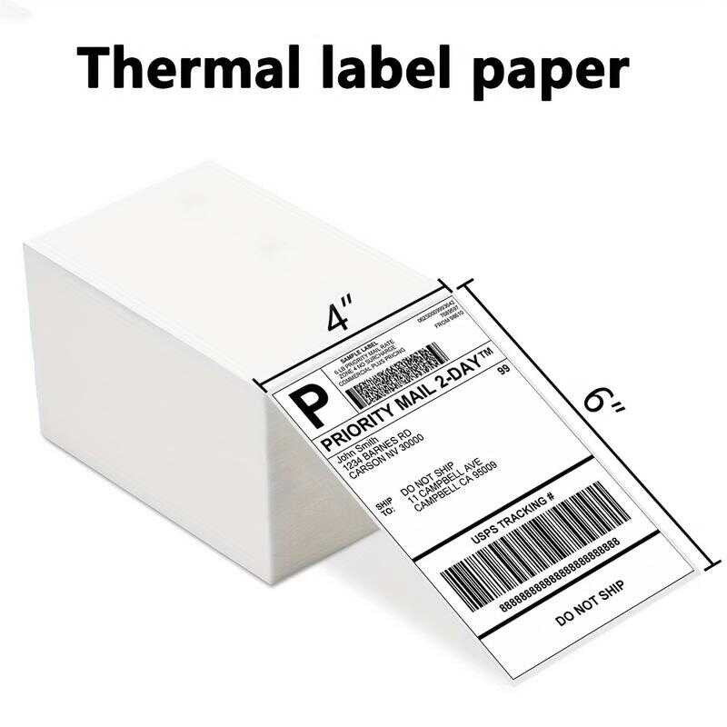 100X150mm 100 Sheets / Stack Adhesive Stickers Shipping Labels DHL UPS ...