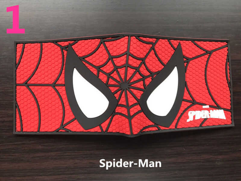 Spider-Man Wallet Cartoon Creative Student Short Cartoon Cartoon Boy ...