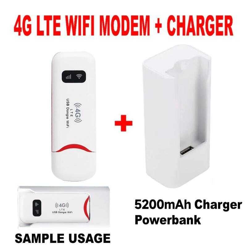 【Cod】4G Usb Portable Wireless Smart Plan Device 2025 New 5200Mah Power ...