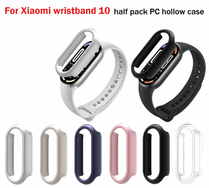 Hollow Out Case for Mi Band 10 9 8 NFC PC Hard for mi 10 Ceramic Version 9 8 NFC Protective ...