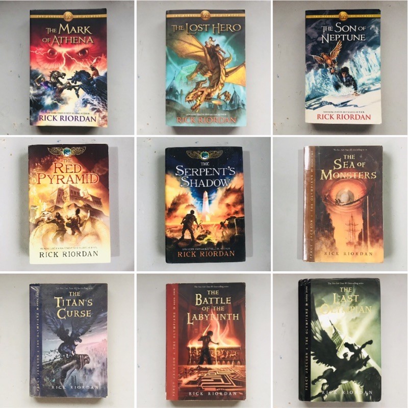 Young Adult Preloved MYTHOLOGY Fiction Adventure RICK RIORDAN Percy ...
