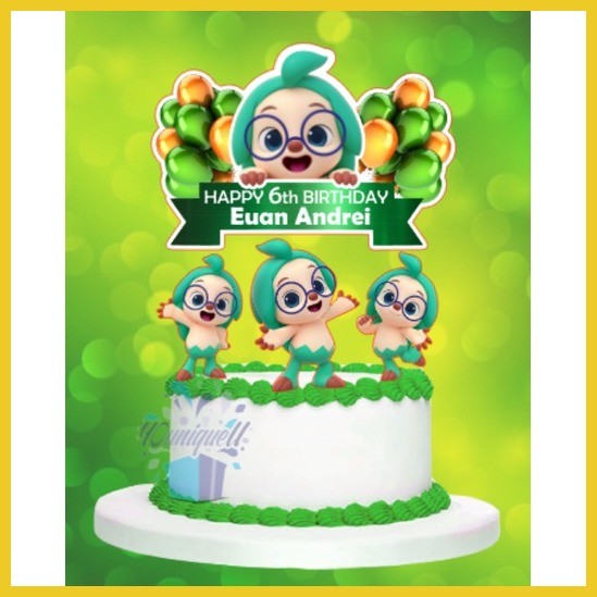 HOGI Cake Toppers (Printed, Customized Name and Age) | Shopee Philippines