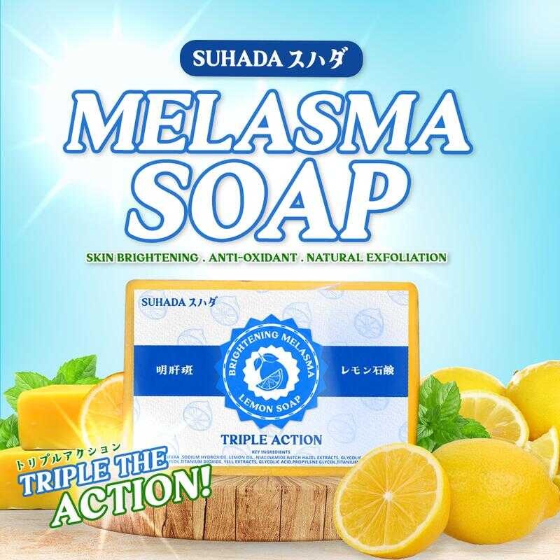 SUHADA - Japan Brightening Melasma Soap Triple Action 100G Pekas, Dark ...