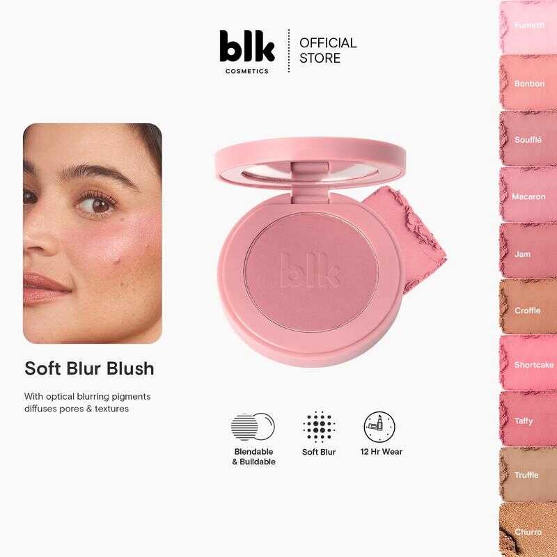 Blk Cosmetics Soft Blur Powder Blush | Shopee Philippines