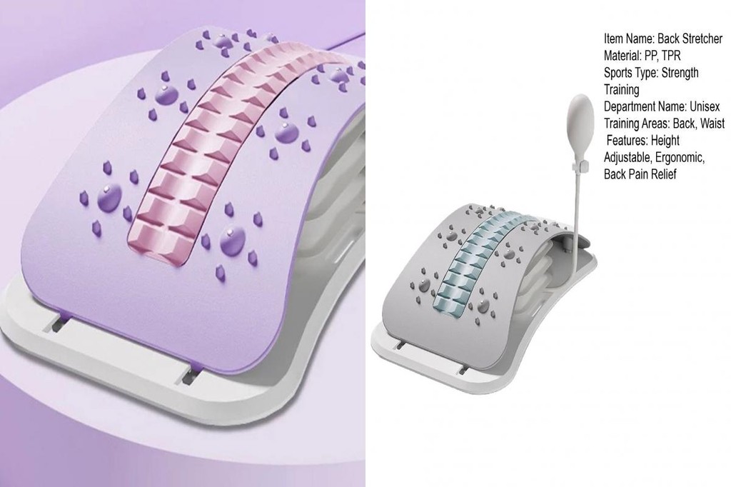 Lumbar Decompression Device Inflatable Lumbar Support Board Adjustable ...