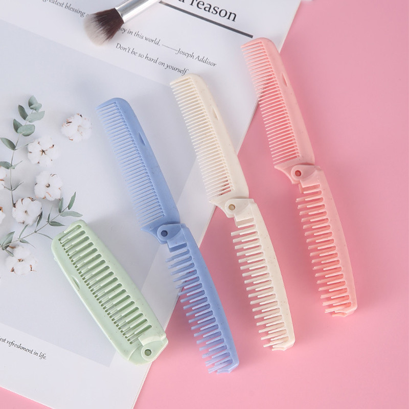 Mini Fashion Women's Traveler Portable Folding comb Hair Portable ...