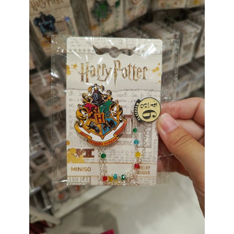 Premium Miniso x Harry Potter Clothes Patch Brooch Pin Badge Original ...