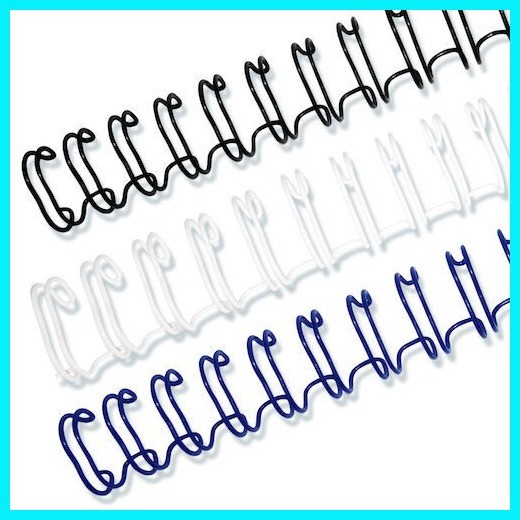 100pcs Double Loop Wire Binder F4 Size (Long/Legal) 40 Holes Metal 12 ...