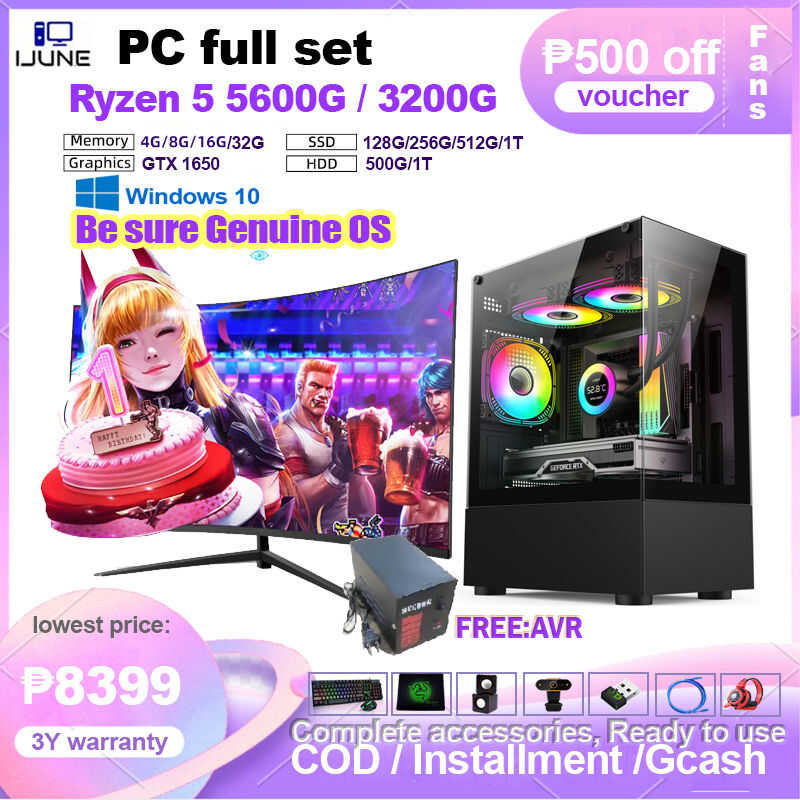 【Cod】Authentic Original AMD Ryzen 5 5600G PC Ryzen3 3200G With Ddr4 ...
