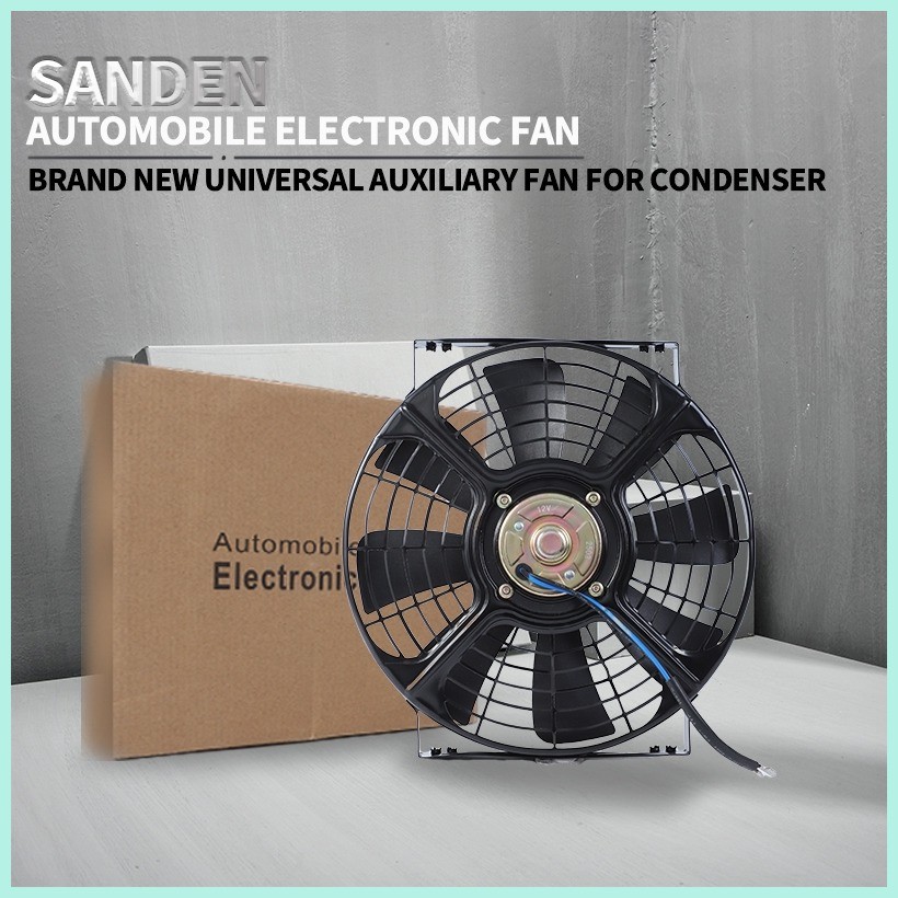 SANDEN Auxiliary Fan For Car Aircon 24V/12V 80W 8/10'' Heavy Duty ...