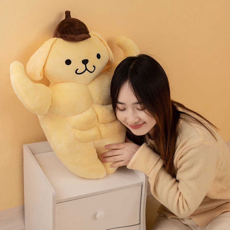 Dog Muscle Pudding Pillow Sanrio Plush Toy | Shopee Philippines
