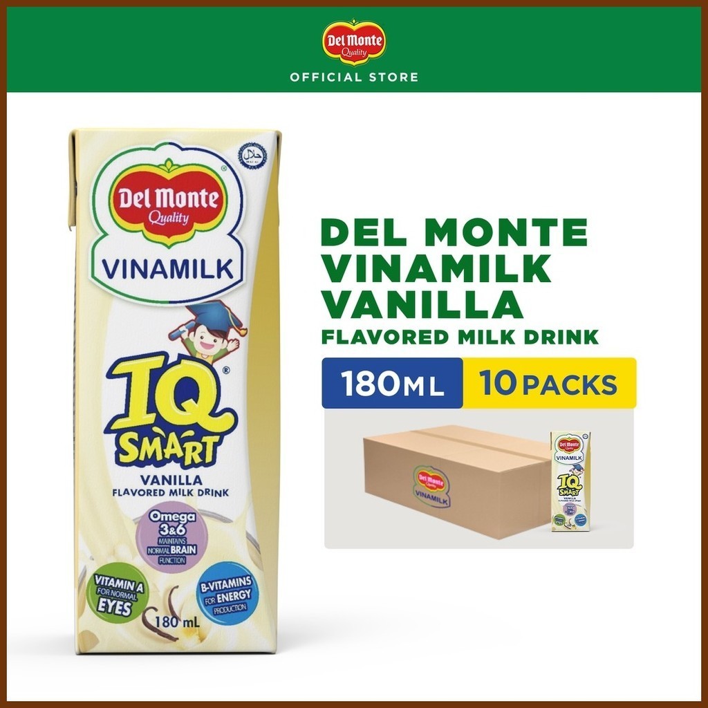 DEL MONTE VINAMILK IQ SMART® Vanilla Flavored Milk Drink with OMEGA 3 ...
