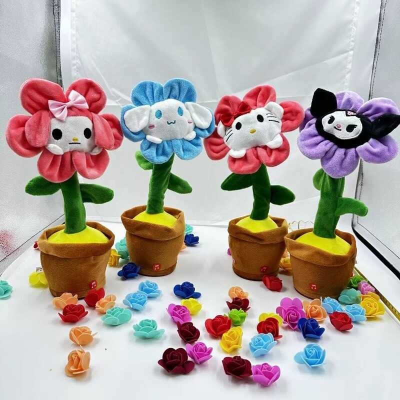 Sanrio Dancing Talking Cactus For Kids Kuromi Hello Kitty Singing ...