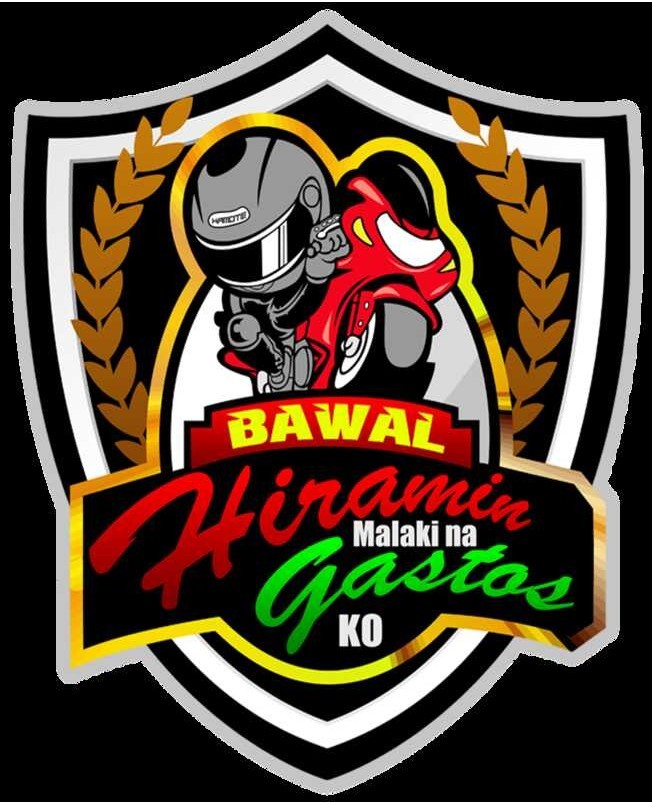 BAWAL HIRAMIN MALAKI NA GASTOS KO 3.5 INCH STICKER GLOSSY NG MMA Enterprise | Shopee Philippines