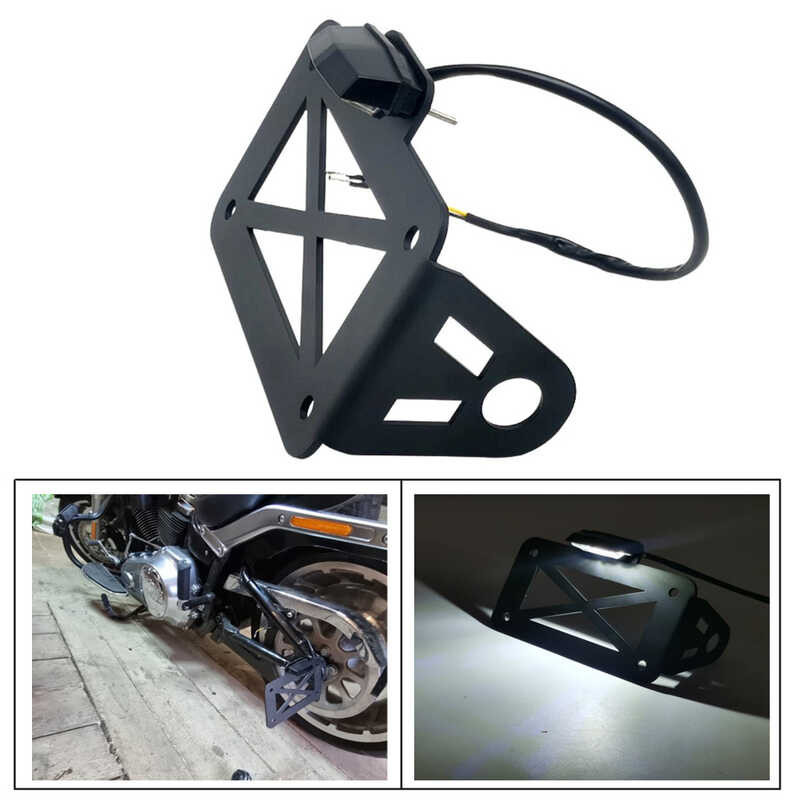 Universal Side Mount Motorcycle Registration License Plate Holder ...