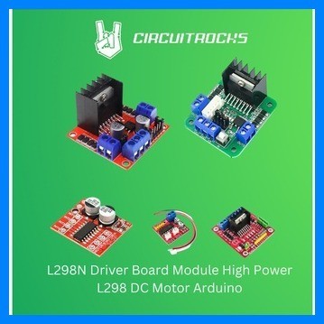 ♈ Motor Driver L298N Board Module High Power L298 DC Motor Arduino ...