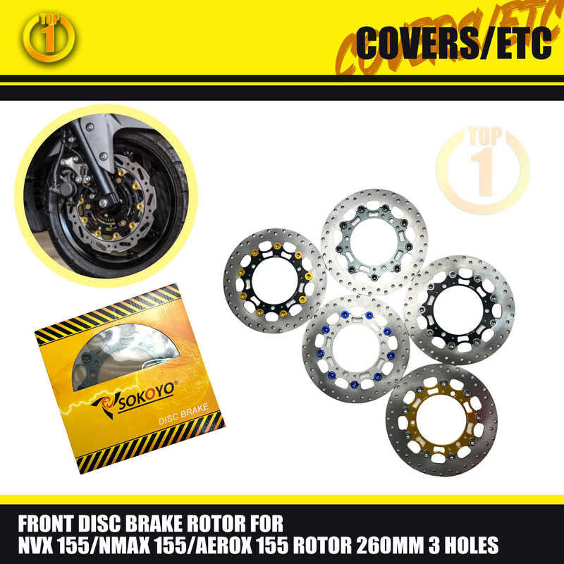 Brake Top1front Disc Rotor Para Sa Yamaha Nvx 155/ Nmax 155/Aerox 155 ...