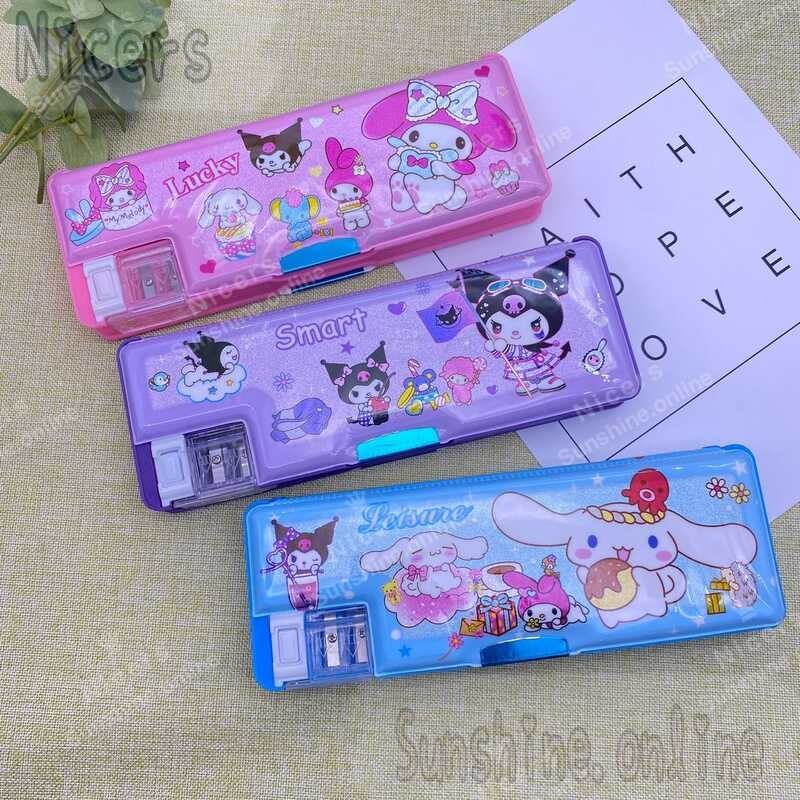 2025 Sanrio Case Pencil box Double sided Magnetic snaps na may ...