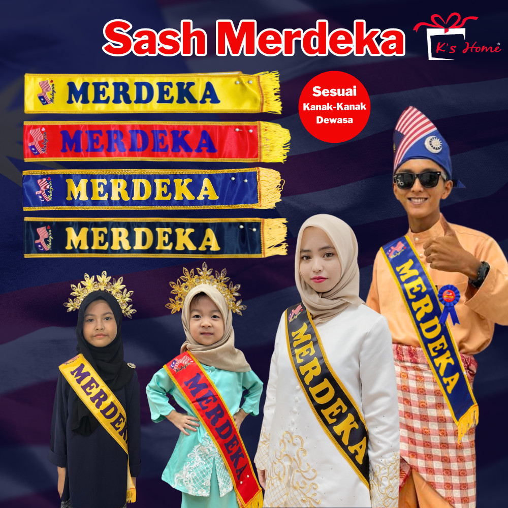 Selempang Merdeka 2024 Satin Renda New Design | Shopee Philippines