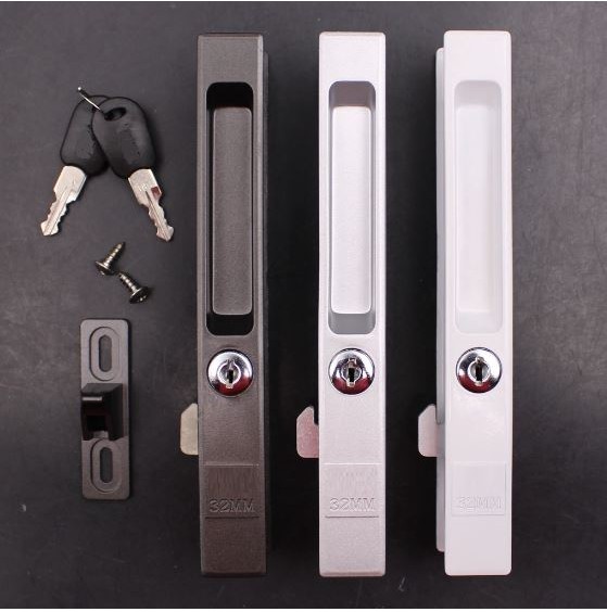A6 Standard Size A6 Lock Set Aluminum Sliding Door Lock Set Glass ...