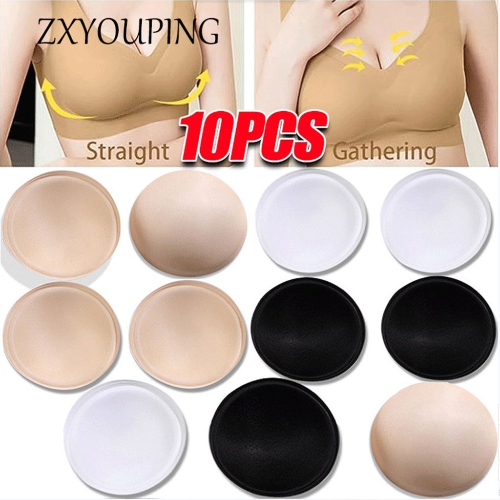 ZXYOUPING 2/10pcs Sport Cups Bra Inserts Pads Padding Sponge Chest Pad ...