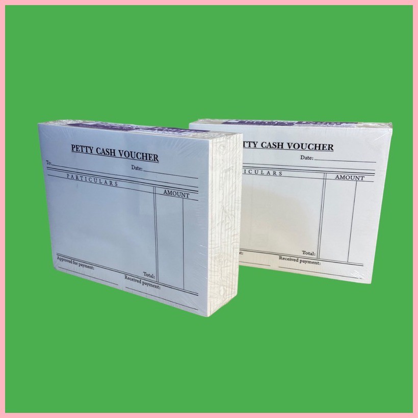 ♀ Petty Cash Voucher (10pads/Pack)1Ply X Sold per Pack | Shopee Philippines